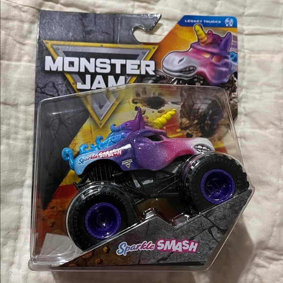Toys | Monster Jam Sparkle Smash Toy Truck | Poshmark